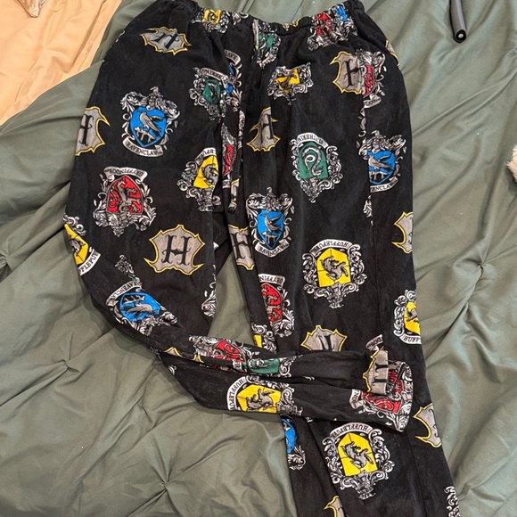 Wizarding World Of Harry Potter | Pants | Mens Black Hogwarts House ...